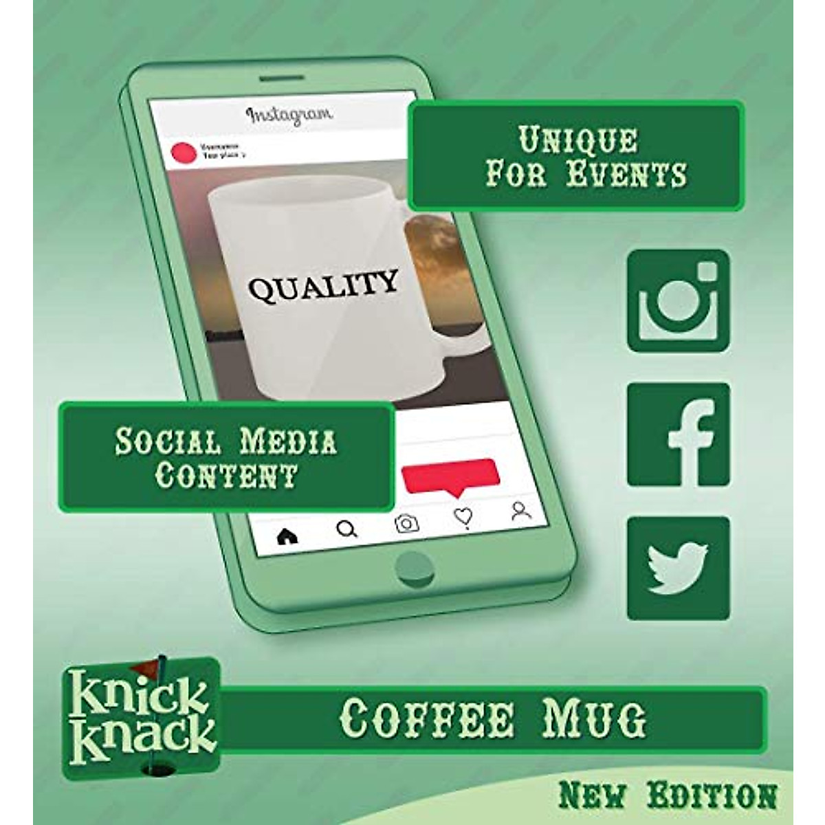 Knick Knack Gifts got skinfuls? - 11oz Ceramic White Coffee Mug, White