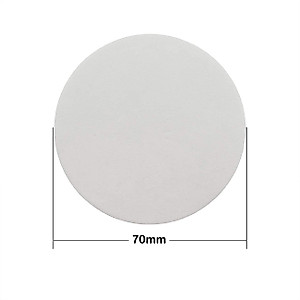 PZRT 1-Pack 7cm Qualitative Filter Paper Fast Speed Round Laboratory Filter Paper Chemical Analysis Industrial Oil Testing Funnel Filter Paper