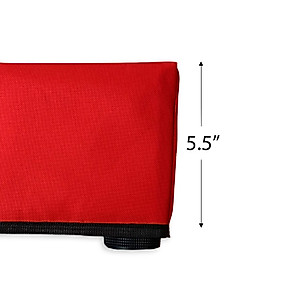 Beat Breakerz - Water Resistant Anti-Static Turntable Dust Cover Red, Fits Technics SL1200/SL1210 Pioneer PLX 1000 & More!