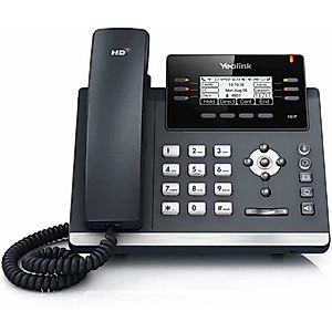 Yealink Ultra-Elegant IP Phone SIP-T41P PoE, Power Supply Not Included (Renewed)