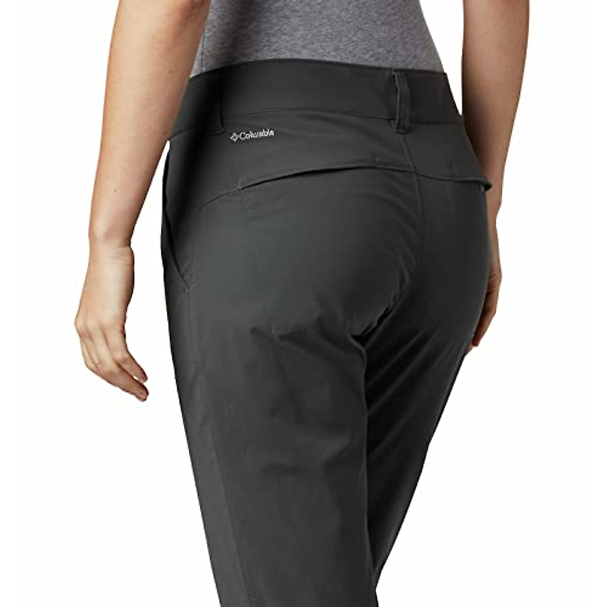 Columbia Women's Standard Saturday Trail Stretch Pant, Grill, 14 Grey