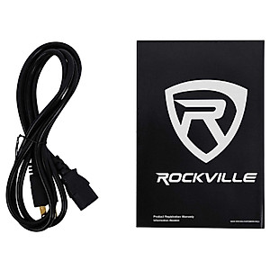 Rockville RBG15S 1600w Active Powered PA Subwoofer w/DSP + Limiter Pro/DJ, 15 inch, Black