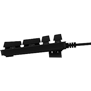 Logitech G512 Lightsync RGB Mechanical Gaming Keyboard, Carbon English Layout GX Blue Switch, Brushed Aluminum Case, USB Pass Through, 920-008936 (Renewed)