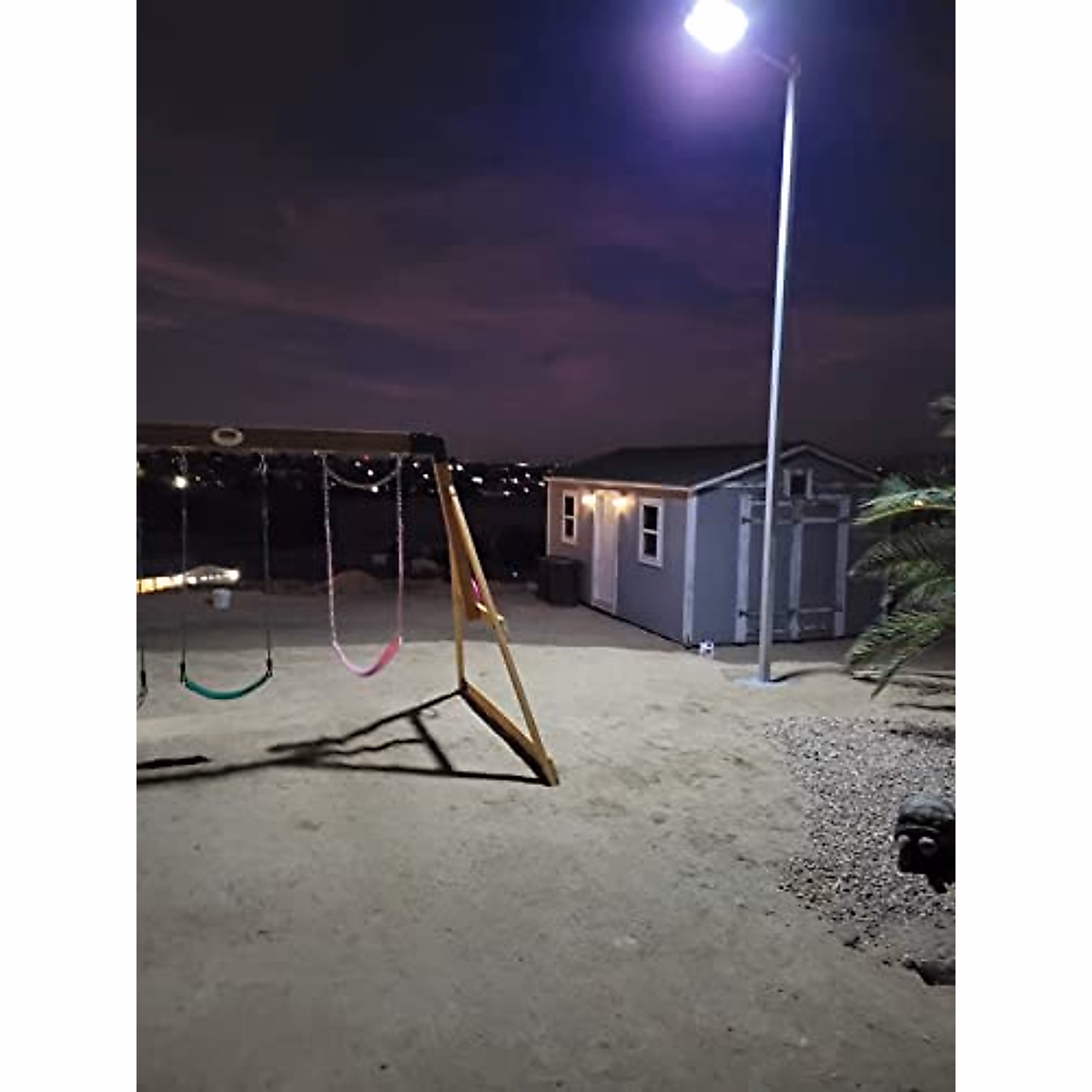 wudor 1200W Solar Street Lights Outdoor Waterproof, LED Bright Street Light Solar Powered, Wide Angle Lamp,Dusk to Dawn Flood Lights, with Motion Sensor and Remote Control for Yard,Parking Lot