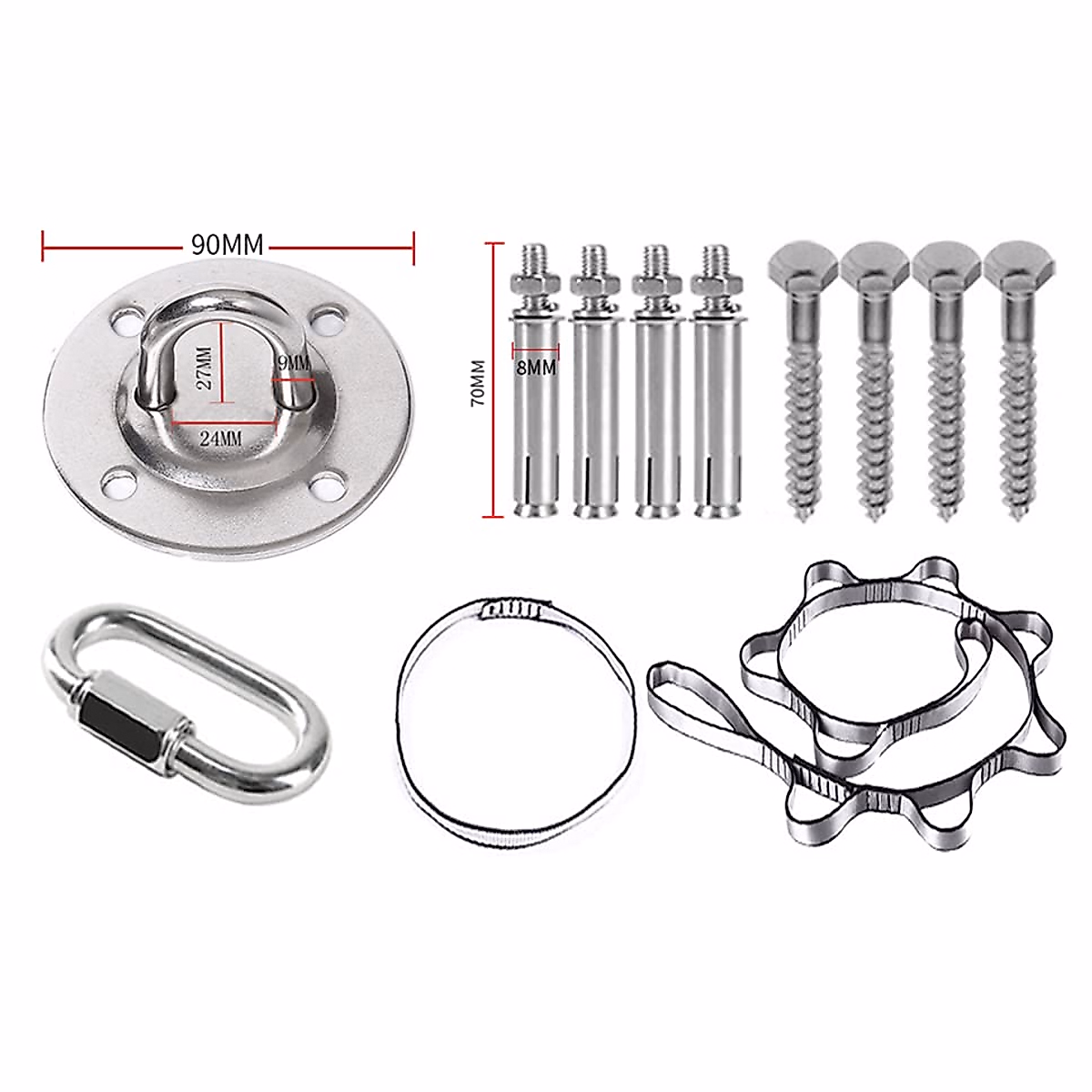 Therapy Sensory Swing for Kids and Adult (Hardware Included) Adjustable Cuddle Bedroom Hammock Has Calming Effect On Child with Special Needs(Gray Size:59"x110")