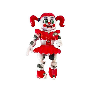 LUNK 5 Pcs Action Figures Toys Dolls Five Night Game Articulated Movable Action Figures Toys Dolls Collectible Figure Xmas Gifts Cake Toppers 5.5 inch