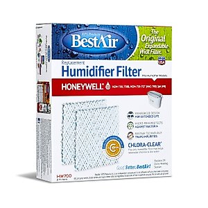 BestAir HW700, Honeywell Replacement, Paper Wick Humidifier Filter, 5.9" x 1.8" x 6.8"