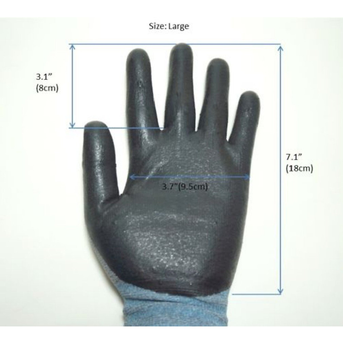 Lightweight Nitrile Work Gloves, 3D Comfort Stretch Fit, Durable Power Grip Foam Coated, Smart Touch, Thin Machine Washable, 5 Pairs Pack (Large, Pink)