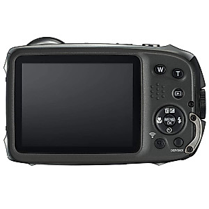 Fujifilm FinePix XP130 16.4MP Digital Camera, 5X Optical Zoom, 1080p Full HD Video, Motion Panorama 360, Wi-Fi, Water/Shock/Freeze/Dustproof, Dark Silver