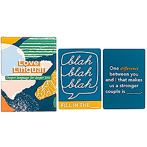 Love Lingual Level 2: Card Game - Deeper Language for Deeper Love - 150 Conversation Starter Questions for Couples - to Explore & Deepen Connections with Your Partner - Date Night & Relationship Cards