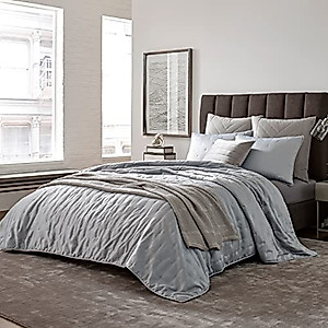 Kenneth Cole New York Kcny Essentials Beige 16" X 16" Decorative Pillow Knit Throw Pillow, Linen ASH