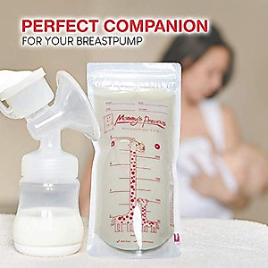 110 Count Breastmilk Storage Bags 8 Oz 235 ml Breastfeeding Freezer Storage Container Bags for Breast Milk comes Pre Sterilized & BPA Free with Accurate Measurements & Leak Proof. Buy Now!