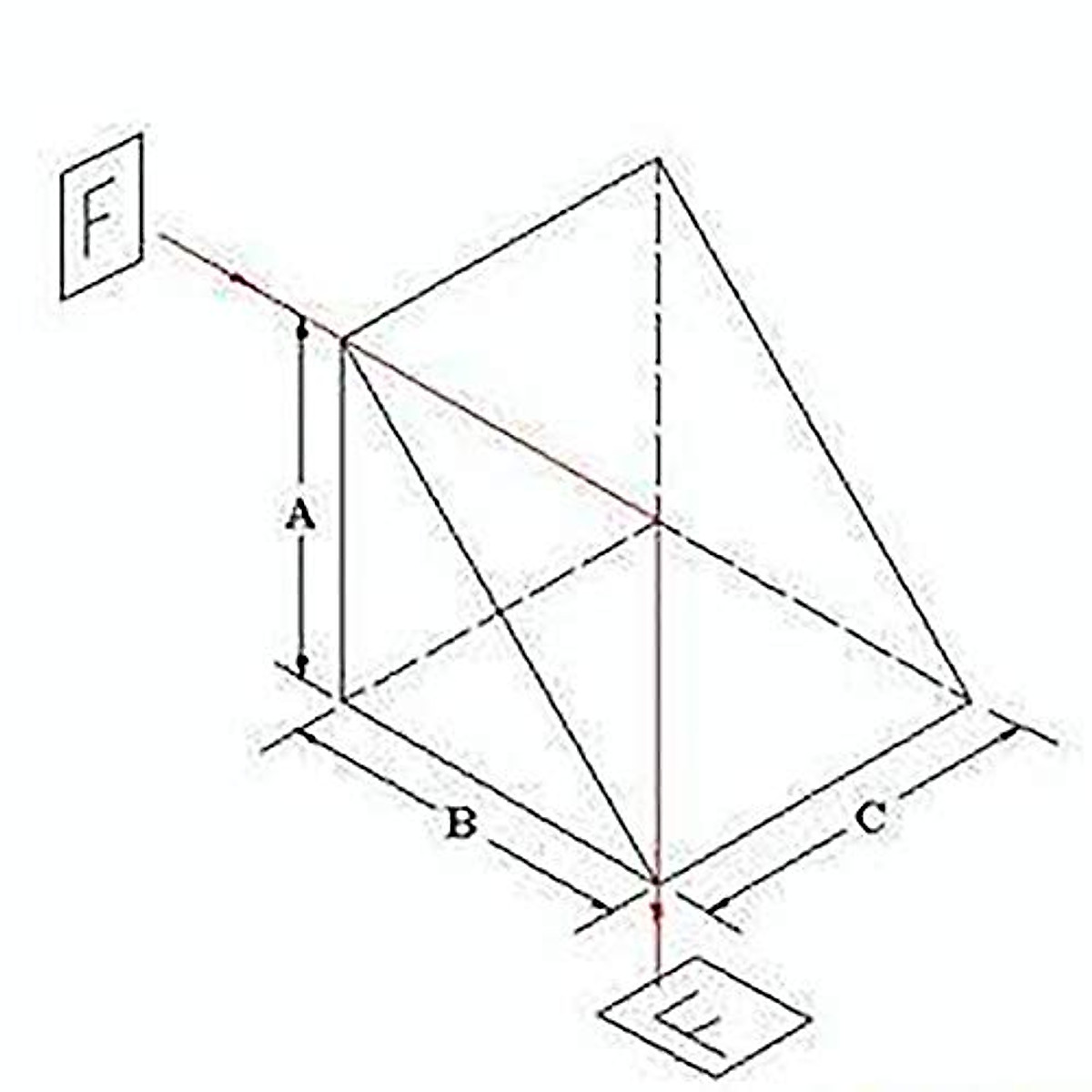 Coherny Optical Glass Triangular Prisms Right Angle Isosceles Prisms Lens Optical K9 Glass Material Testing Instrument