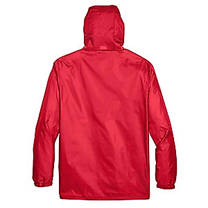 Officially Licensed LIFEGUARD Mens and Womens Unisex Fit Zipper-up Windbreaker Water Resistant Rain Jacket with Hood (M)