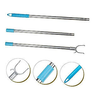 Outanaya Stitching Clothes Rail Retractable Clothes Line Outdoors Home Goods Adjustable Clothes Rack Clothes Drying Rod Clothes Hook Pole Reach Garment Sticks Clothes Drying Supplies Major