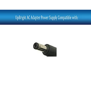 UpBright 12V AC/DC Adapter Compatible with Alesis Recital 88 61 88-Key 61-Key Digital Piano Keyboard w/Full-Sized Keys IO 14 26 IO14 IO26 Recording Interface 7-10-1215 12VDC 2A Power Supply Charger