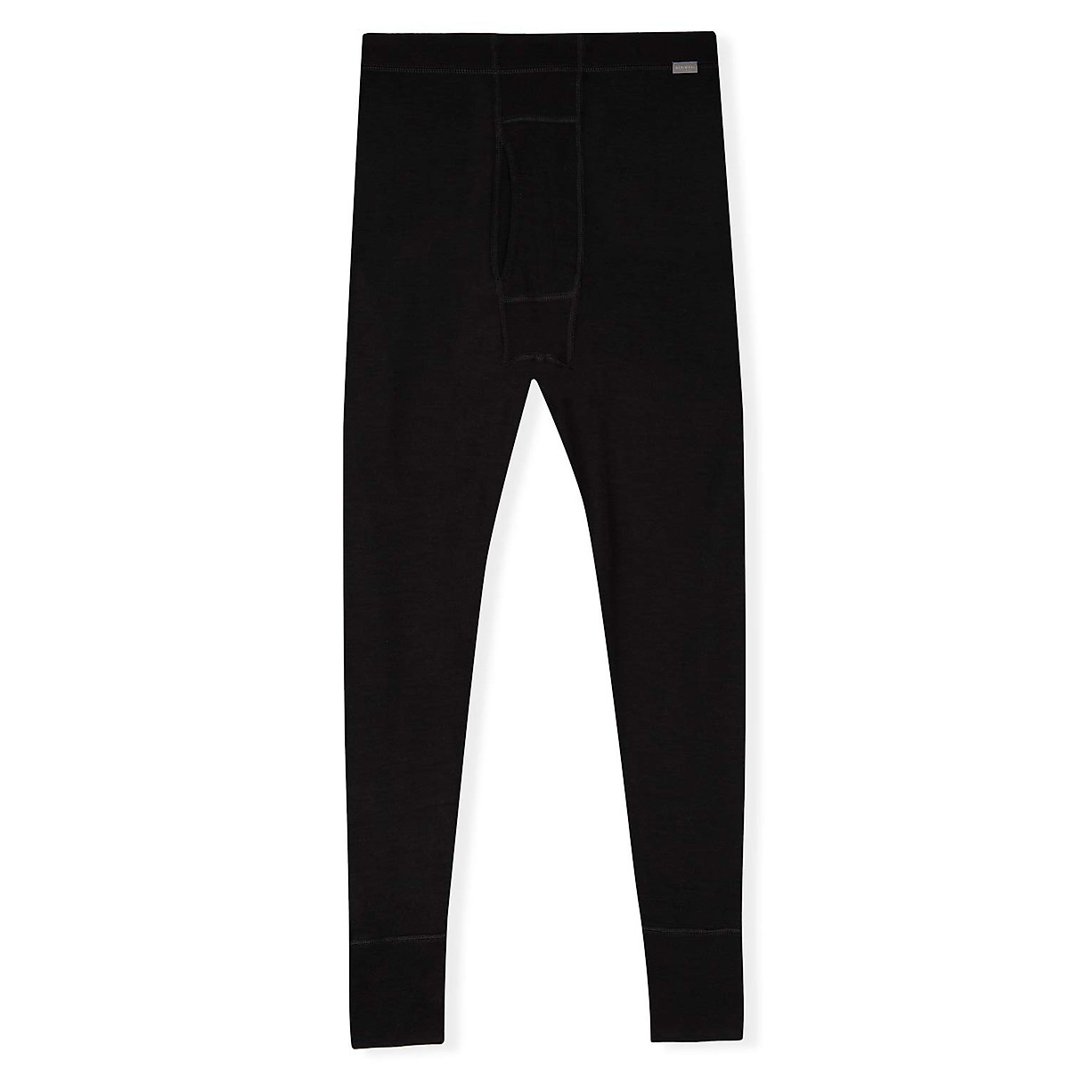 MERIWOOL Mens Base Layer 100% Merino Wool Thermal Pants Black