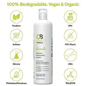 Organic Bubbles Avocado – Vegan and Made in Canada (Shampoo)