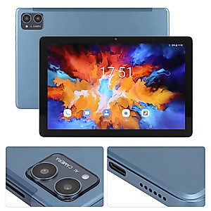 Luqeeg 10.1in Tablet - 12GB RAM 256GB ROM Octa Core HD Tablet, 4G Calling Tablet Support 5G WiFi HD Touch Screen, WiFi Tablet Gaming Tablet for Android 11 8800mAh Fast Charging, Blue