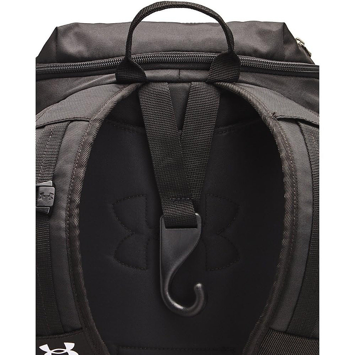 Under Armour Unisex-Adult Utility Baseball Backpack Print, (003) Black / / White, One Size Fits All