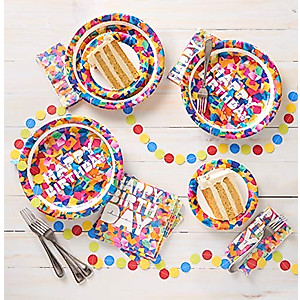 American Greetings Paper Napkins, Confetti Birthday Party Supplies (50-Count)