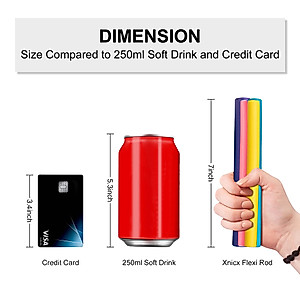 xnicx 47 pcs 7'' Hair Curlers Rollers Flexi Rods Flexible Curling Rods Set No Heat Heatless Bendy Foam Hair Curls for Long,Medium,Short Hair to Sleep in