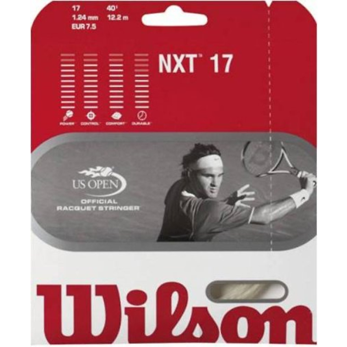 WILSON NXT 17 Tennis Racquet String (17 Gauge, 1.24mm)