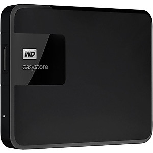 Western Digital WD Easystore 4TB External USB 3.0 Portable Hard Drive - Black WDBKUZ0040BBK-WESN