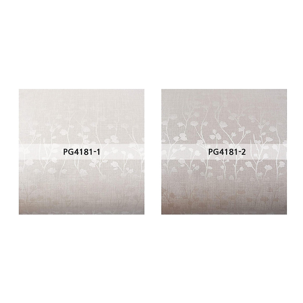 ROSEROSA Peel and Stick PVC Floral Self-Adhesive Wallpaper Covering Countertop Backsplash Herb Garden (PG4181-2 : 2.00 Feet X 6.56 Feet)