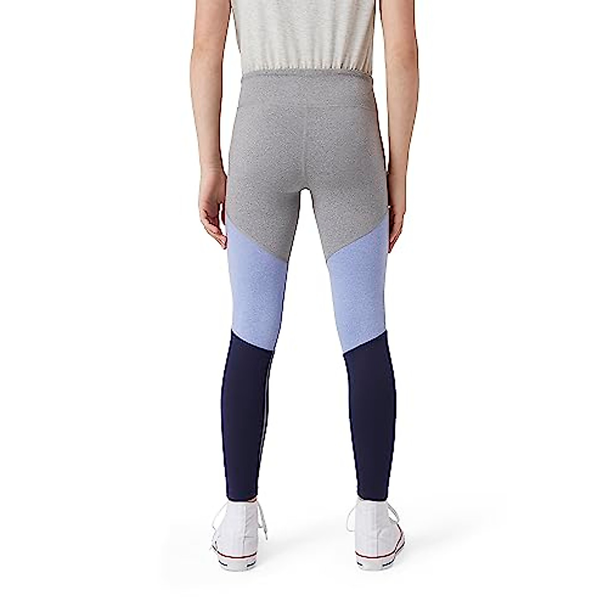 Eddie Bauer Girls' Leggings - Performance Stretch Activewear Leggings - Yoga Pants with Pocket for Girls (5-16), Size 16, Purple Heather