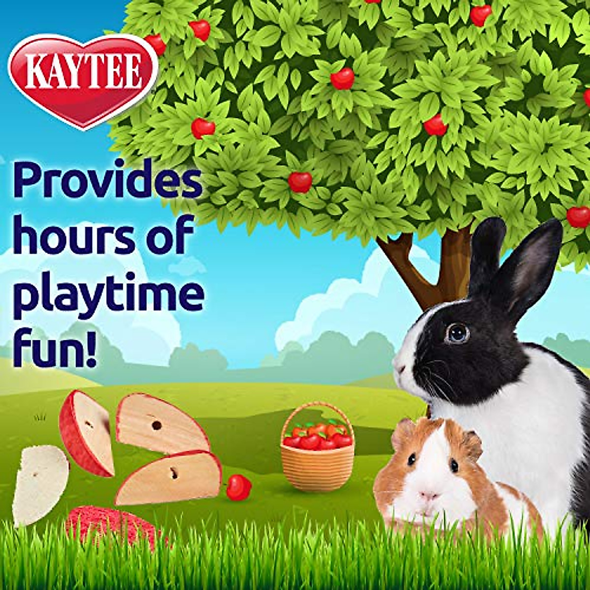 Kaytee Combo Chews Apple Slices, 3-Pack