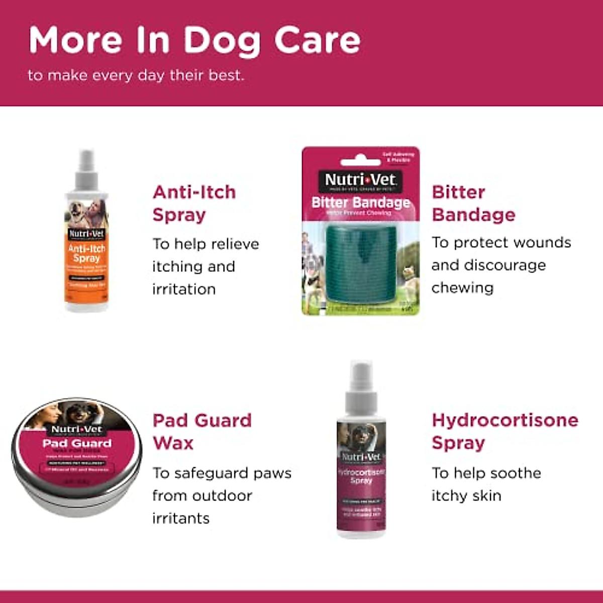 Nutri-Vet Liquid Bandage Spray for Dogs | Discourages Licking and Chewing | Protects & Soothes Minor Injuries | 2 Ounces