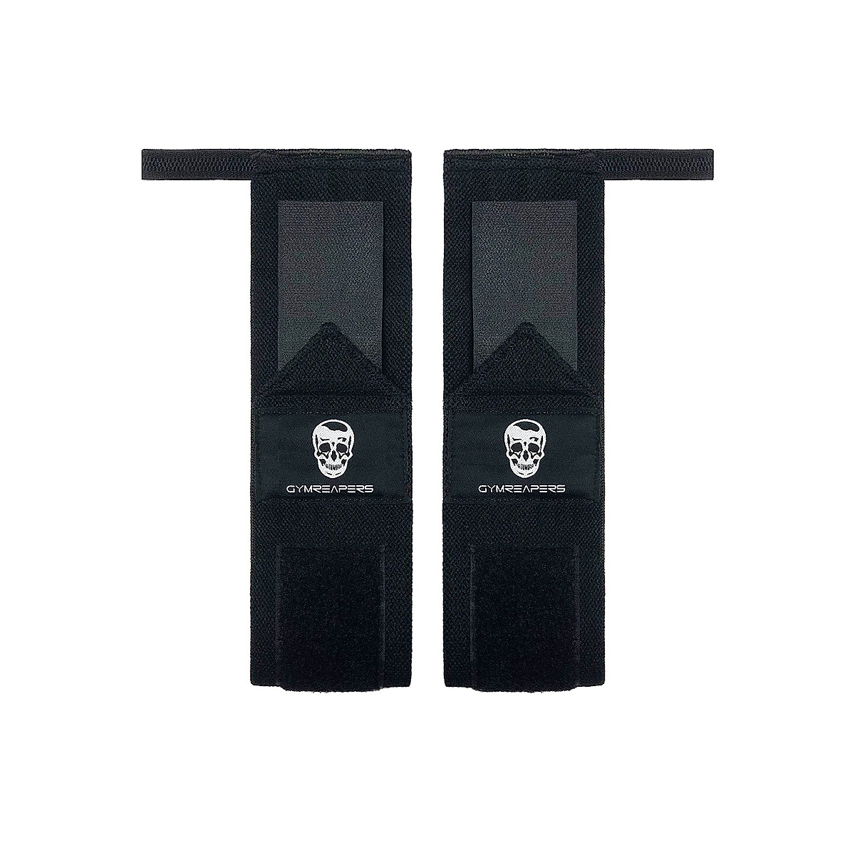 Gymreapers Weightlifting Wrist Wraps (Competition Grade) 18" Professional Quality Wrist Support with Heavy Duty Thumb Loop - Best Wrap for Powerlifting, Strength Training, Bodybuilding(Black,18")