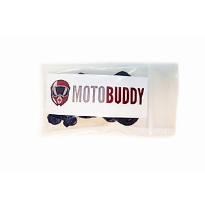 Motobuddy KeyChain for Motorcycles, Scooters, Cars, and Gifts (Black)