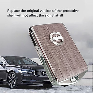 Car Key Fob Cover Shell for Volvo S60 S90 XC40 XC60 XC90 V60 V90 Polestar 1 Polestar 2 Ideal Gift for Man Women (Ceramic White 3)