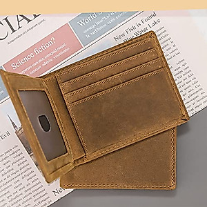 Moblade Gifts for Brother from Sister or Brother, To My Brother Engraved Wallet with Inspirational Quotes, Brother Christmas, Birthday, Graduation, Gift Ideas