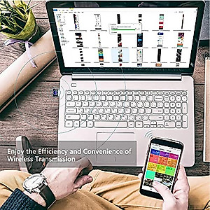 USB Bluetooth Adapter for PC, Warmstor Bluetooth 5.1 Dongle Receiver Support Windows 11/10/8.1/8/7 for Desktop, Laptop, Bluetooth Headsets, Speakers, Keyboard, Mouse, Printer
