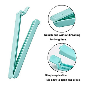 dogmoon Sealing Clips, Food Bag Clips, 15 Pcs Food Storage Sealing Clips Freezer Bag Clips for Kitchen Food Snacks Storage Reusable Bag Clips(3 Sizes)