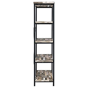 Coaster Furniture Bookcase Salvaged Cabin and Black 801552