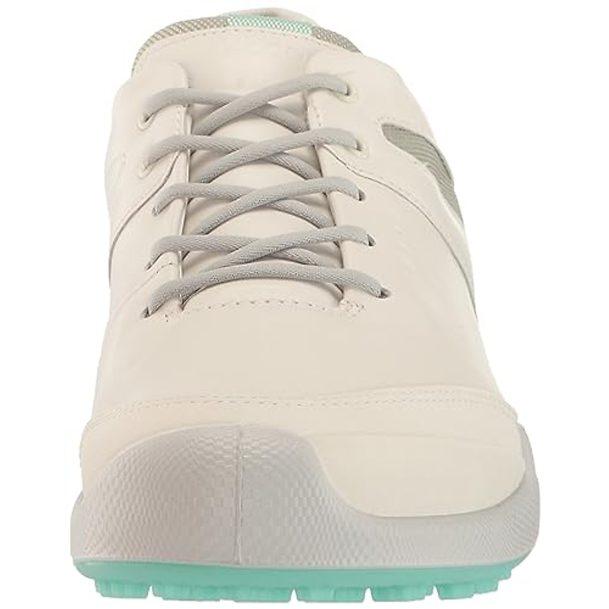 ECCO Women's Biom Hybrid Hydromax Water Resistant Golf Shoe, White/Concrete, 9-9.5