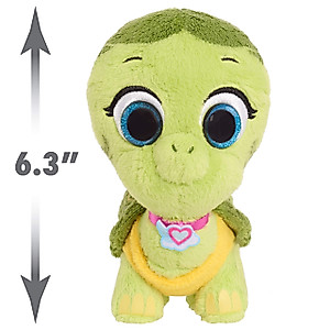 Disney Junior T.O.T.S. Tellulah the Turtle, 6-inch Bean Plush Stuffed Animal, Super Soft Plush