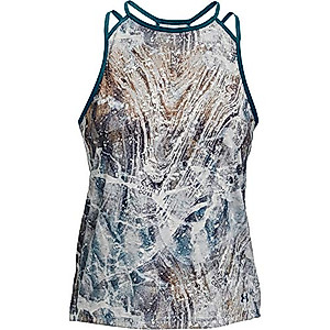 Under Armour Iso-chill Strappy Tank, Realtree Cov3 (989)/Legion Blue, Large