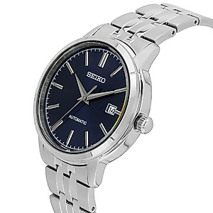 SEIKO Men's Analog Automatic Watch with Stainless Steel Strap SRPH87K1, Blue