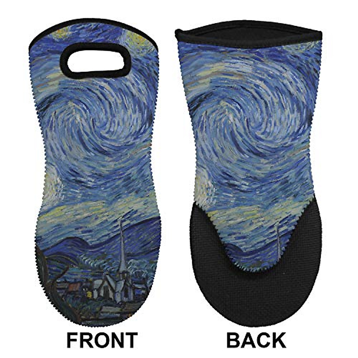 The Starry Night (Van Gogh 1889) Neoprene Oven Mitt - Single