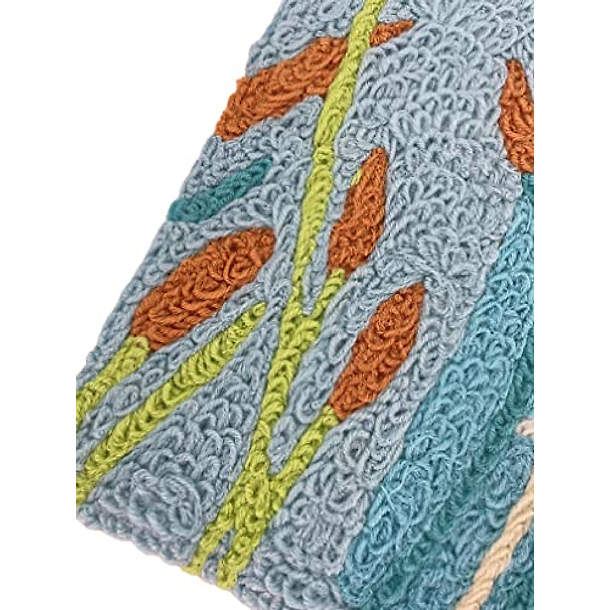 Jellybean Egret Coastal Indoor/Outdoor Machine Washable 21" x 33" Accent Rug