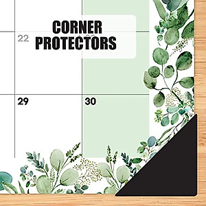 Willow Creek Press Eucalyptus & Succulents Monthly 2024 Deskpad Calendar (22" x 17")