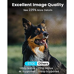 ETOE D2 Pro Projector with Carrying Bag