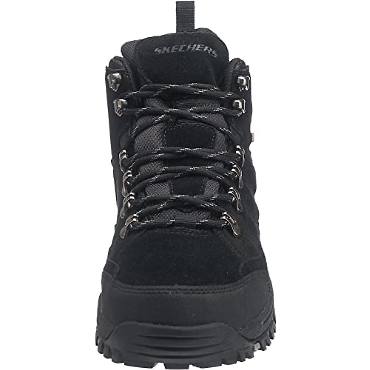 Skechers Men's Relment Pelmo Hiking Boot, Black, 11