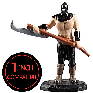 Monster Townsfolk Mini Fantasy Figures - 8pc Hand-Painted Authority Non Player Character NPC Miniatures - 1" Hex-Sized Compatible with DND Dungeons Dragons Pathfinder RPG Tabletop Game