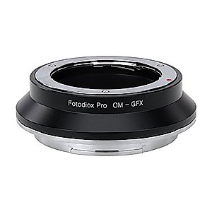 Fotodiox Pro Lens Mount Adapter Olympus Zuiko (OM) 35mm SLR Lens to G-Mount GFX Mirrorless Camera